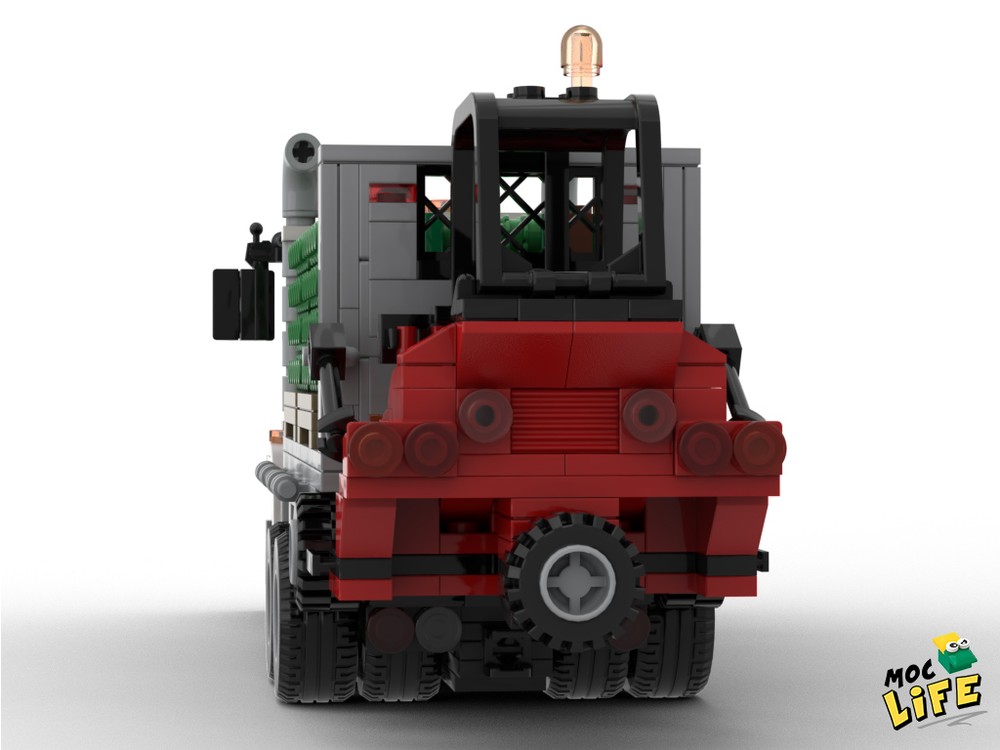 LEGO MOC Turf delivery truck with forklift by MocLife | Rebrickable ...