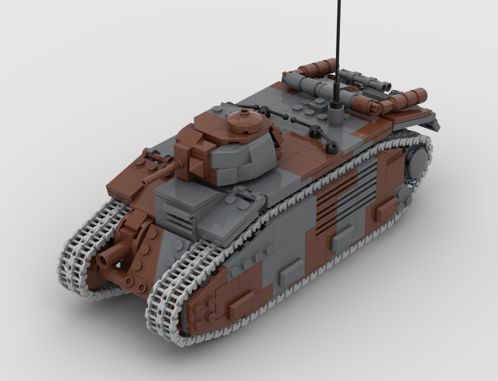 LEGO MOC Char B1 Bis by ccffpt | Rebrickable - Build with LEGO