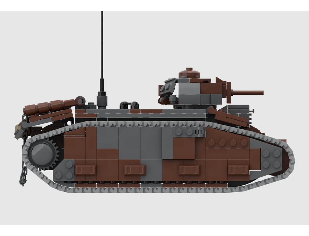 LEGO MOC Char B1 Bis by ccffpt | Rebrickable - Build with LEGO