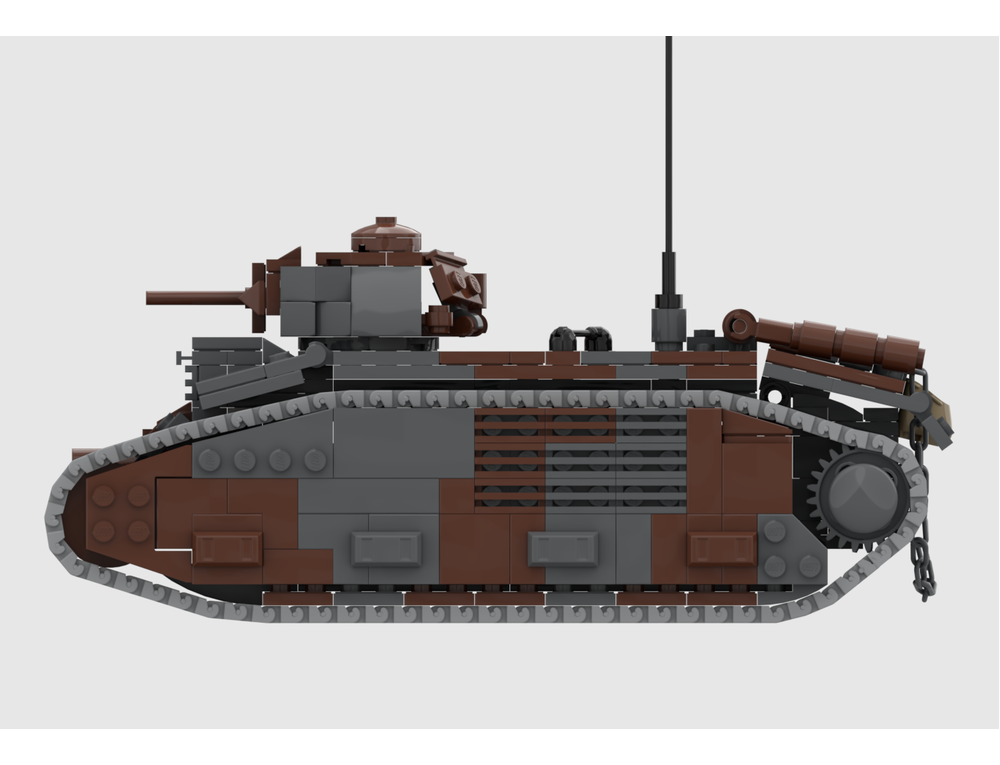 LEGO MOC Char B1 Bis by ccffpt | Rebrickable - Build with LEGO