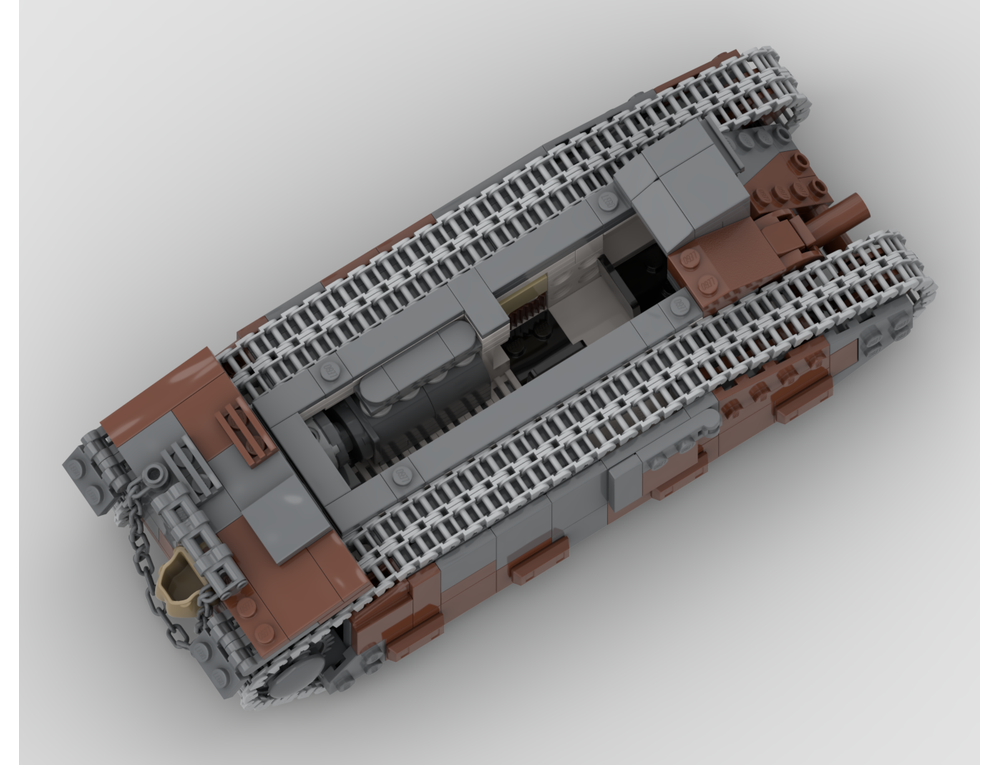 LEGO MOC Char B1 Bis by ccffpt | Rebrickable - Build with LEGO