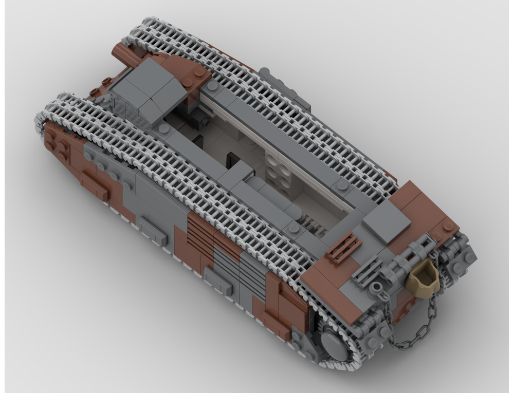 LEGO MOC Char B1 Bis by ccffpt | Rebrickable - Build with LEGO