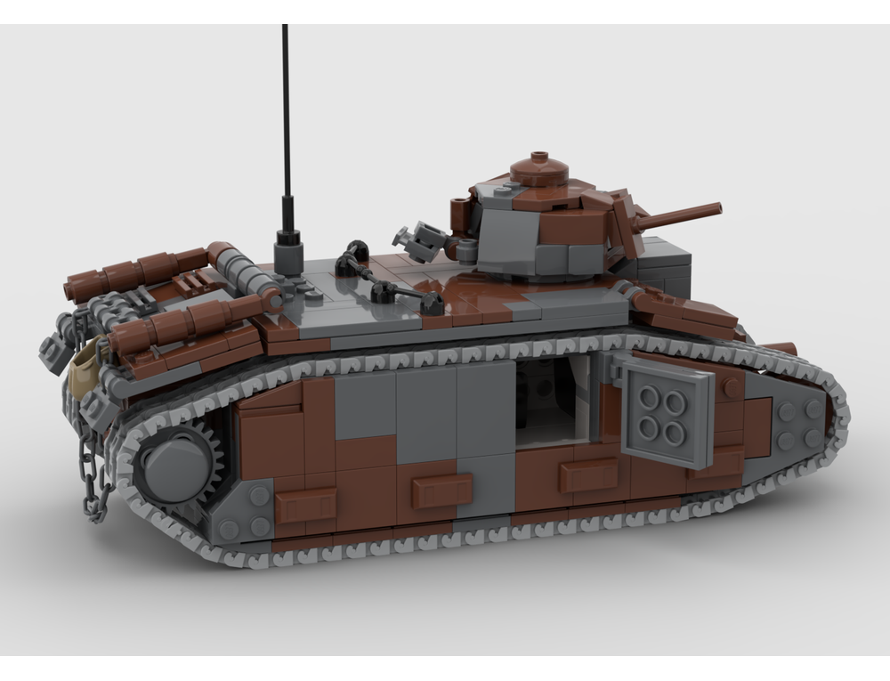 LEGO MOC Char B1 Bis by ccffpt | Rebrickable - Build with LEGO