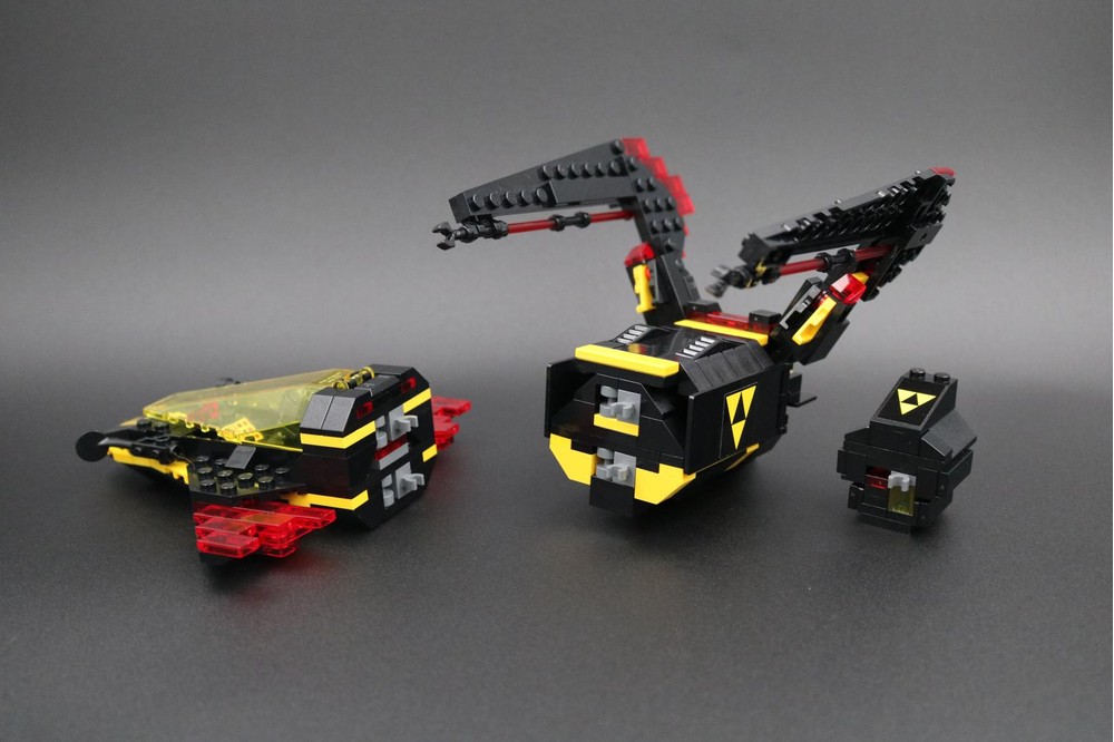 LEGO MOC Blacktron BX-9 "Buzzard" by Brick_Lizard | Rebrickable - Build ...