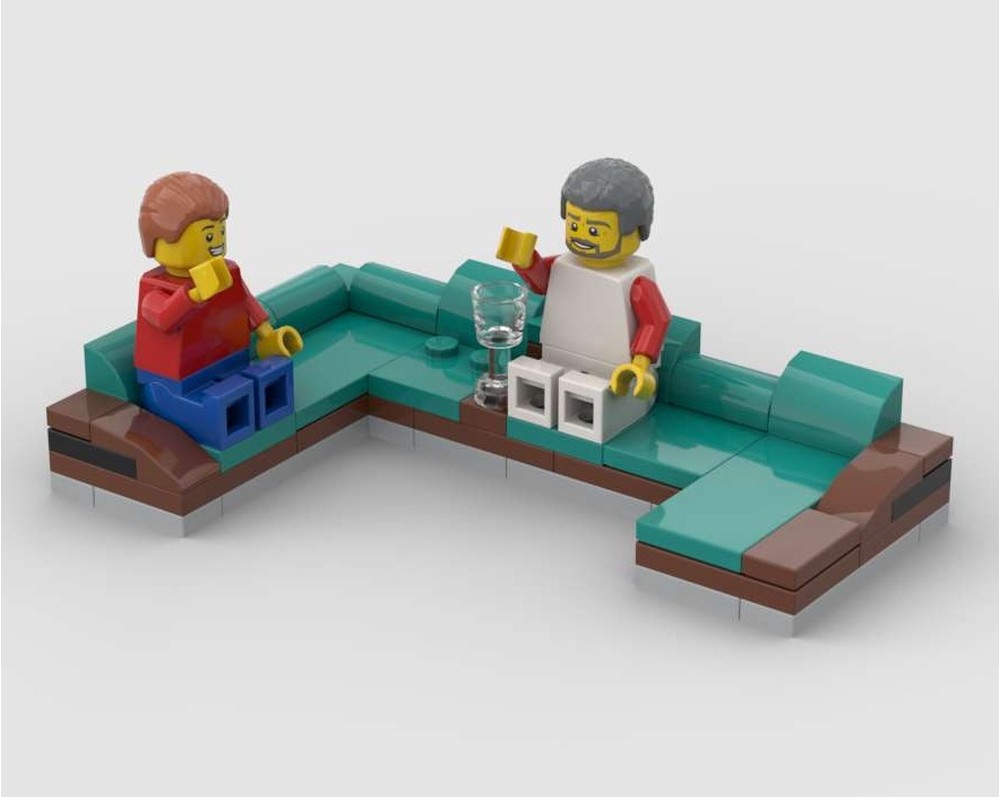 Lego Moc Modern Couch By Marto17 Rebrickable Build With Lego