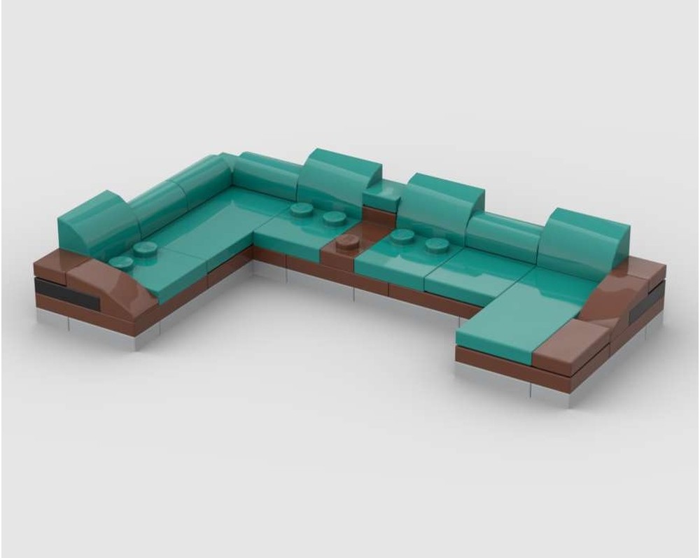 Lego Moc Modern Couch By Marto17 Rebrickable Build With Lego