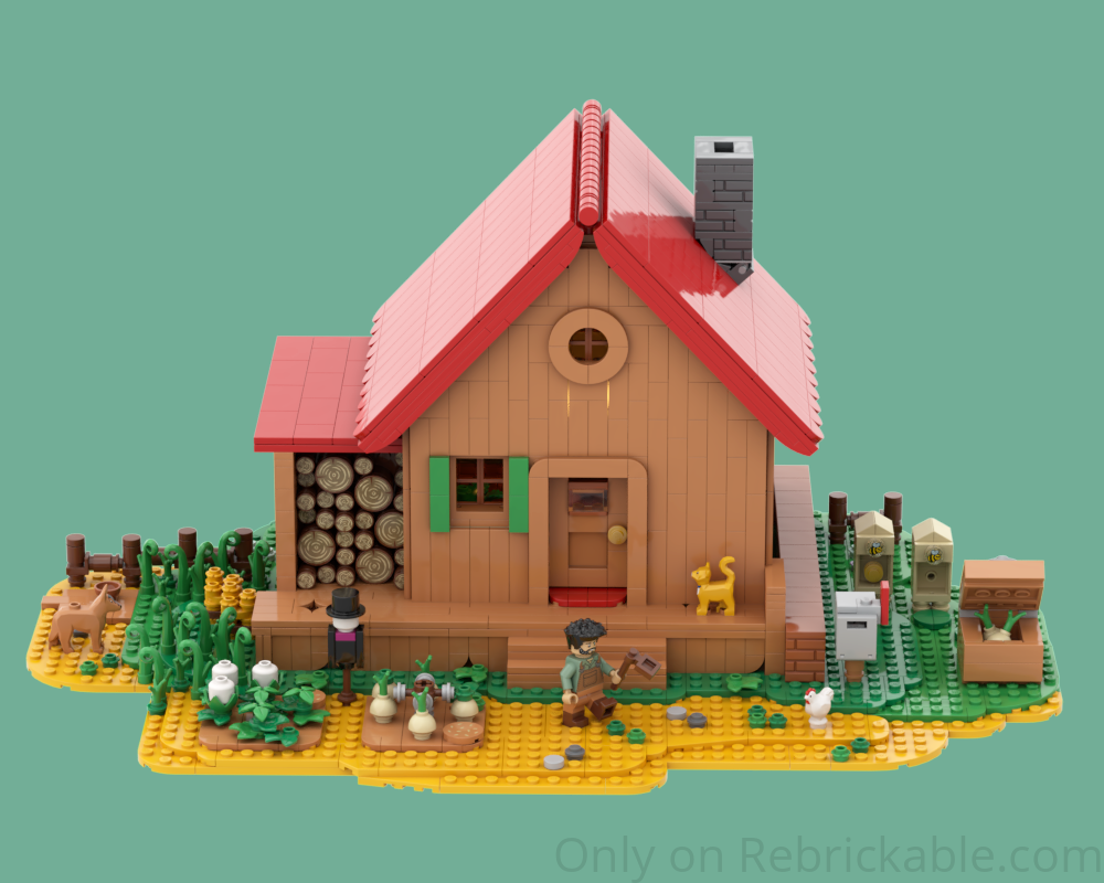 LEGO MOC Stardew Valley Farm by rebelnili | Rebrickable - Build with LEGO
