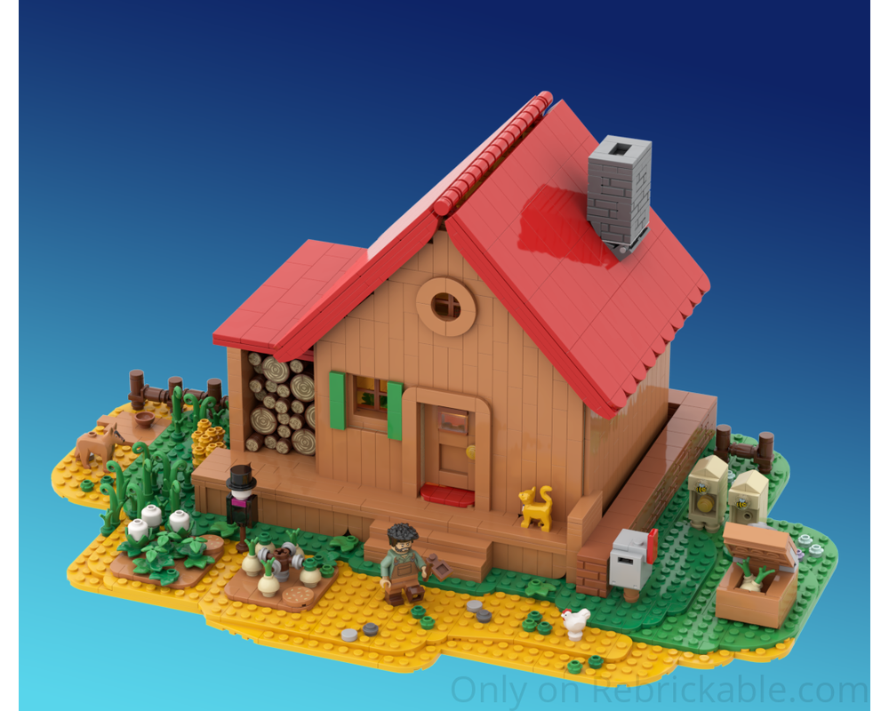 LEGO MOC Stardew Valley Farm by rebelnili | Rebrickable - Build with LEGO