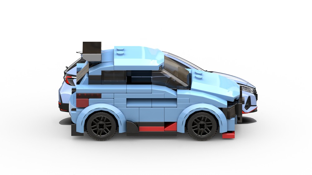 LEGO MOC Hyundai I20N (6 stud wide "City" scale) by powerlegocars ...