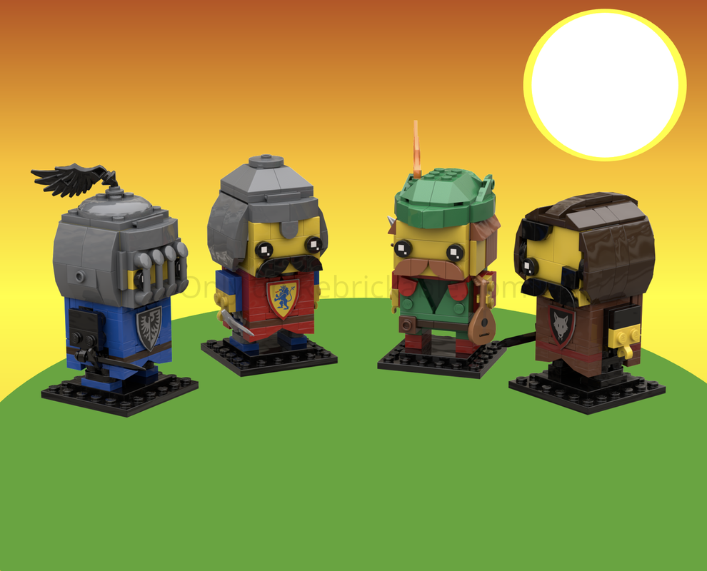 LEGO MOC Lego Castle Brickheadz collection by raguidel | Rebrickable ...