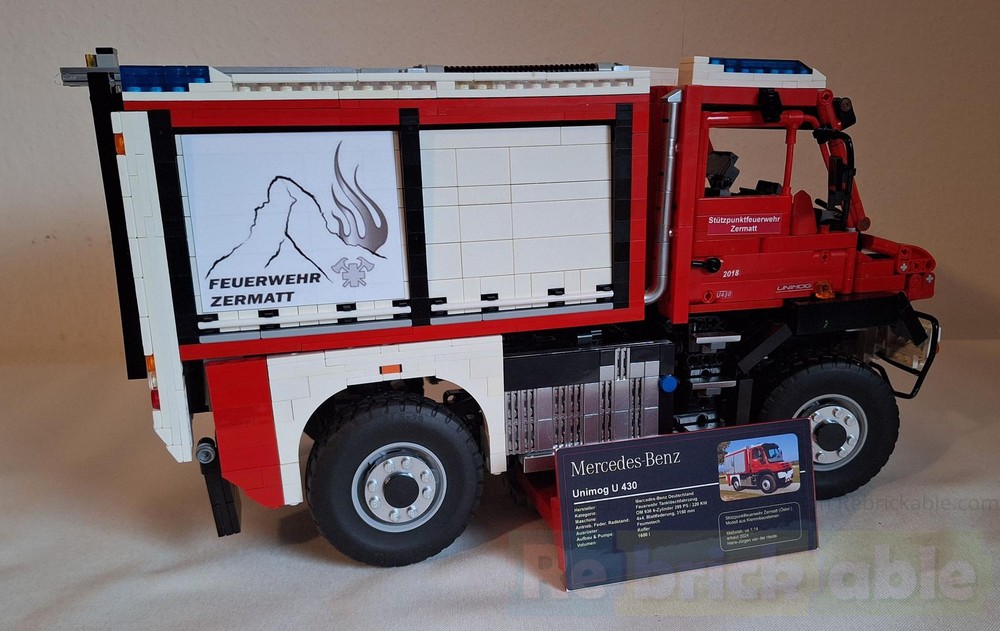 LEGO MOC Unimog U430 Fire Department Zermatt (Switzerland) by hjvdh ...