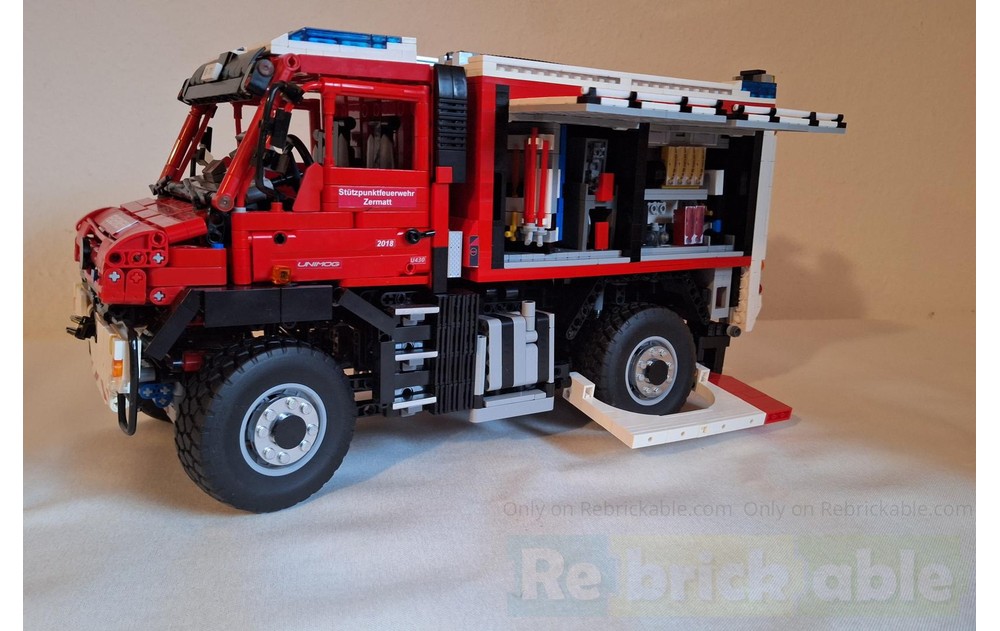 LEGO MOC Unimog U430 Fire Department Zermatt (Switzerland) by hjvdh ...