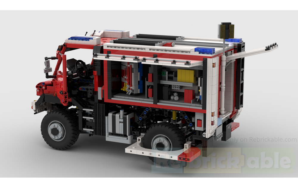 LEGO MOC-211694 Unimog U430 Fire Department Zermatt (Switzerland) by ...
