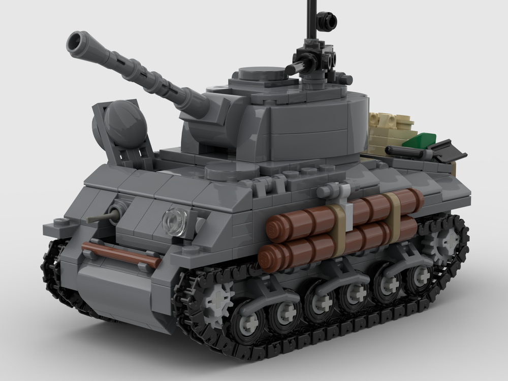 LEGO MOC Sherman M4 Fury WWII by john.dumbar | Rebrickable - Build with ...