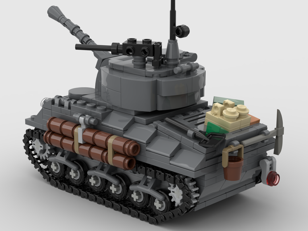 LEGO MOC Sherman M4 Fury WWII by john.dumbar | Rebrickable - Build with ...