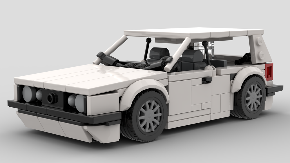 LEGO MOC Volkswagen Golf Mk2 by dudaskmate | Rebrickable - Build with LEGO