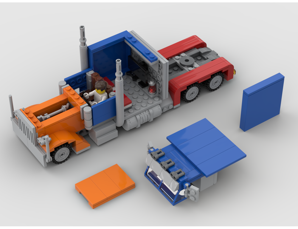 LEGO MOC Lego City style Peterbilt 379 Optimus Prime Truck by ...