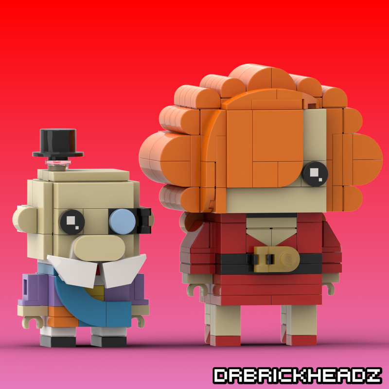 LEGO MOC Mayor of Townsville + Ms. Bellum (PPG) Brickheadz by ...