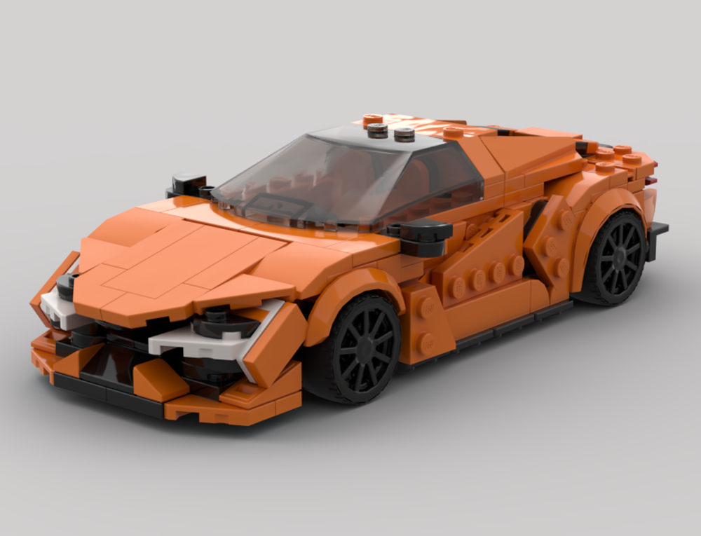 LEGO MOC Lamborghini Revuelto Lego MOC Supercar New Speed Champions ...