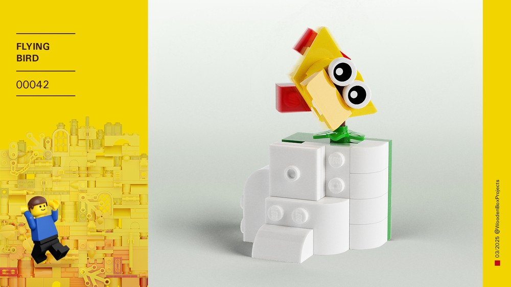 LEGO MOC-211754 Flying Bird by WoodenBoxProjects | Rebrickable - Build ...