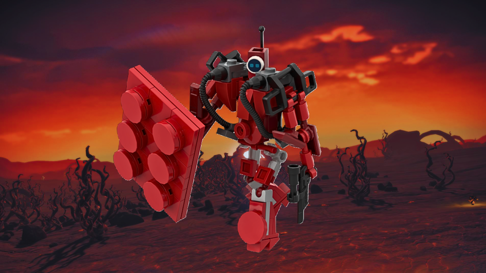 LEGO MOC Studs on a Tile Mech by Studs_on_a_Tile | Rebrickable - Build ...