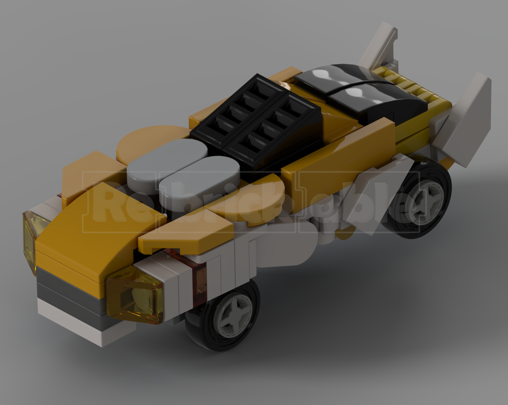 LEGO MOC Transforming Mini Bumblebee by Ispano-Zaibach | Rebrickable ...