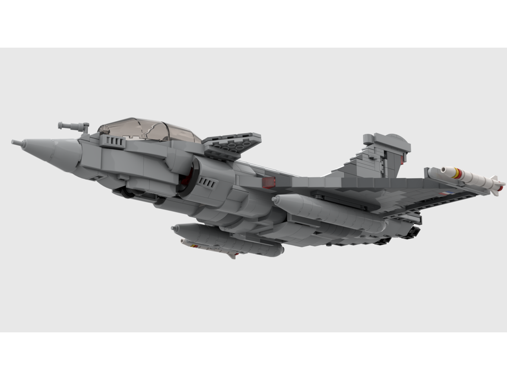 LEGO MOC Rafale by Frinke | Rebrickable - Build with LEGO