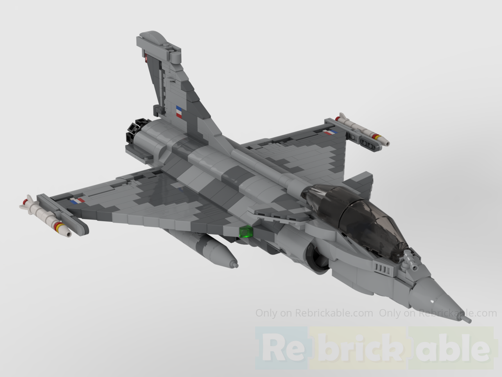 LEGO MOC Rafale by Frinke | Rebrickable - Build with LEGO