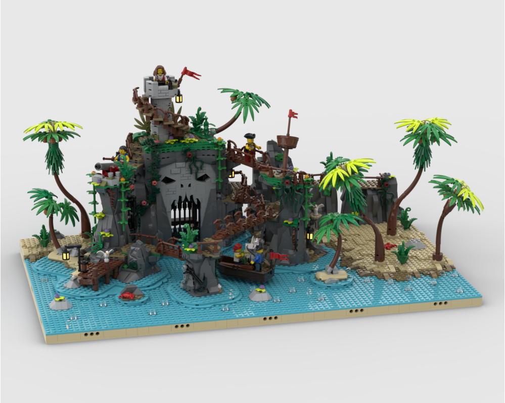 LEGO MOC Pirates Diorama - Display for set 910038-1 - Ominous Isle by ...