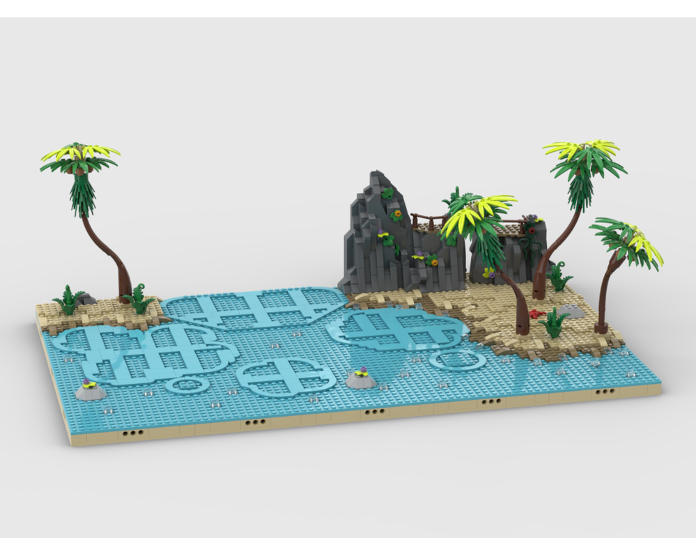 LEGO MOC Pirates Diorama - Display for set 910038-1 - Ominous Isle by ...