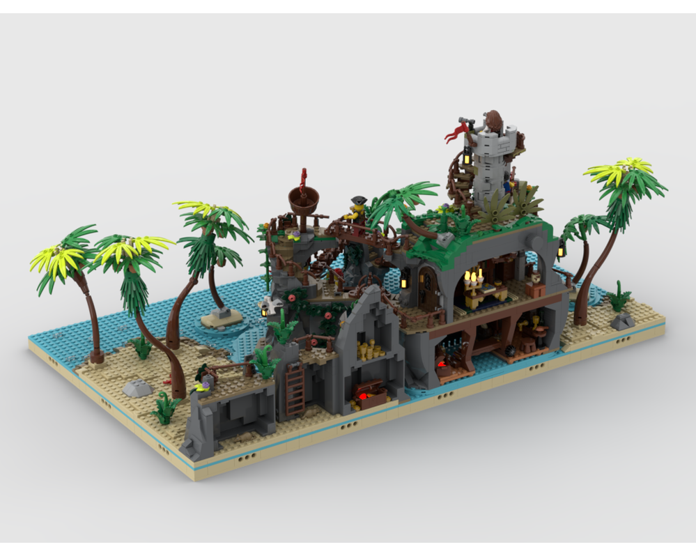 LEGO MOC Pirates Diorama - Display for set 910038-1 - Ominous Isle by ...