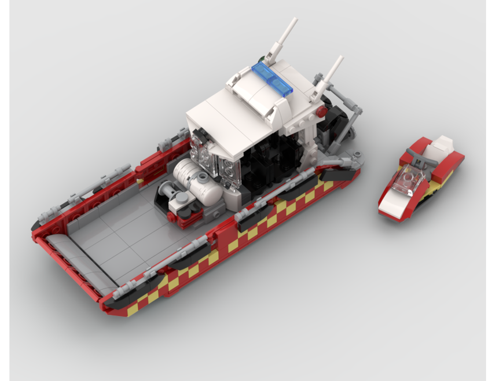 LEGO MOC OXpro AL8 Fireboat by reggieranger | Rebrickable - Build with LEGO