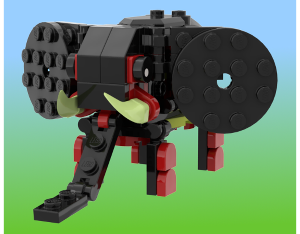 Lego Moc 31159 Elephant By Pocmoc Rebrickable Build With Lego