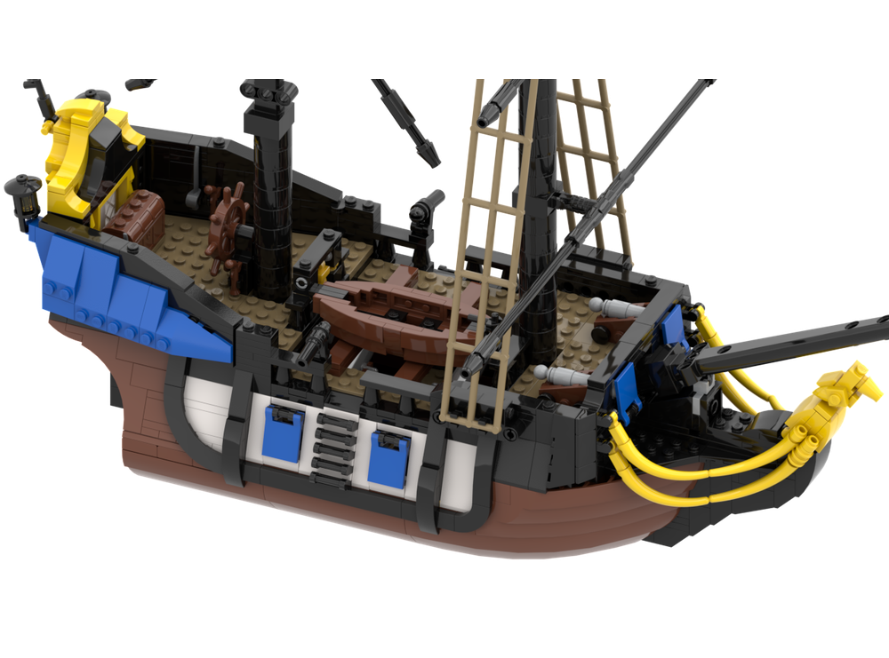 LEGO MOC Caribbean Clipper (6274) Remake by Surcote | Rebrickable ...