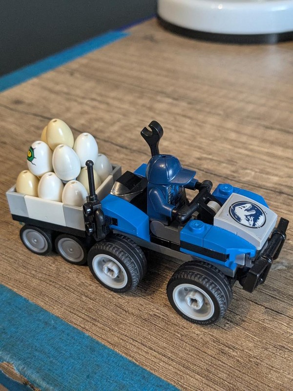 LEGO MOC Quad Trailer For Eggs by Gratos | Rebrickable - Build with LEGO