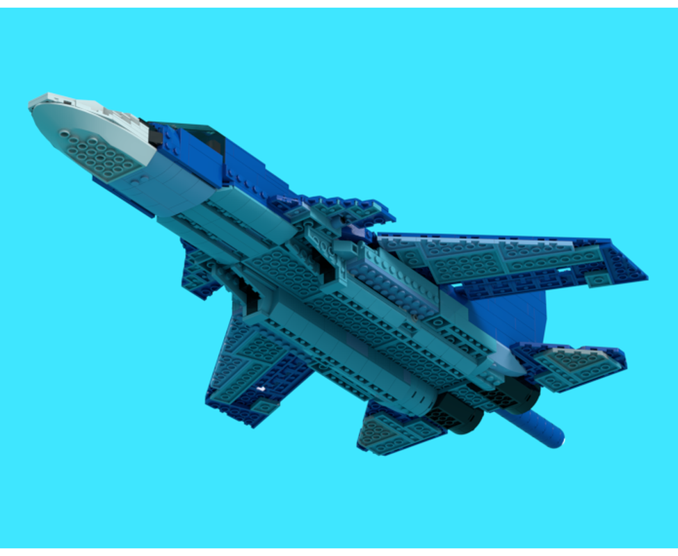 LEGO MOC Sukhoi SU-34 "Fullback" FREE INSTRUCTIONS by Brickblins | Rebrickable - Build with LEGO