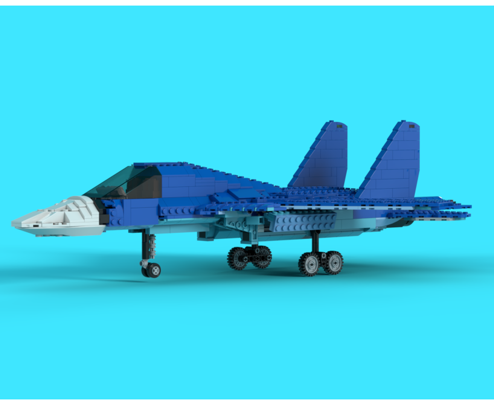 LEGO MOC Sukhoi SU-34 "Fullback" FREE INSTRUCTIONS by Brickblins | Rebrickable - Build with LEGO