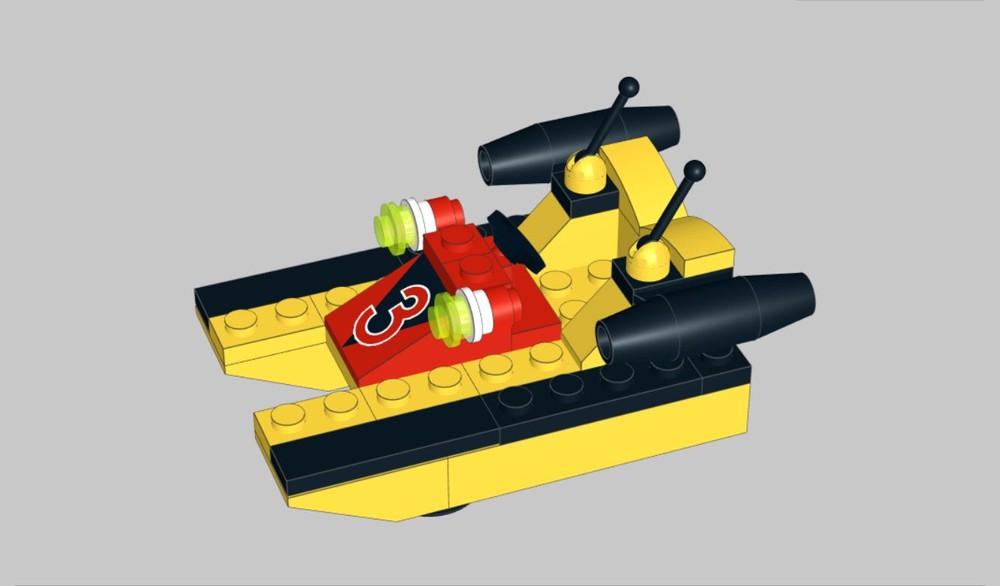 LEGO MOC 2883-1 Airboat - Jet Engine conversion by TurboRatRods ...