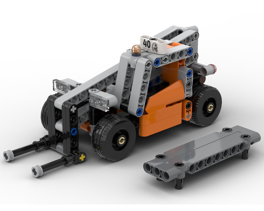 LEGO MOC-21182 42060 Telehandler (Technic 2019) | Rebrickable - Build ...
