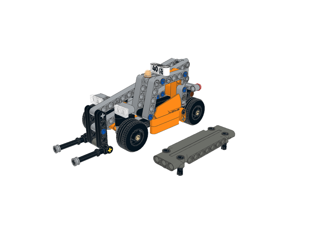 LEGO MOC 42060 Telehandler by BrickMan7 | Rebrickable - Build with LEGO