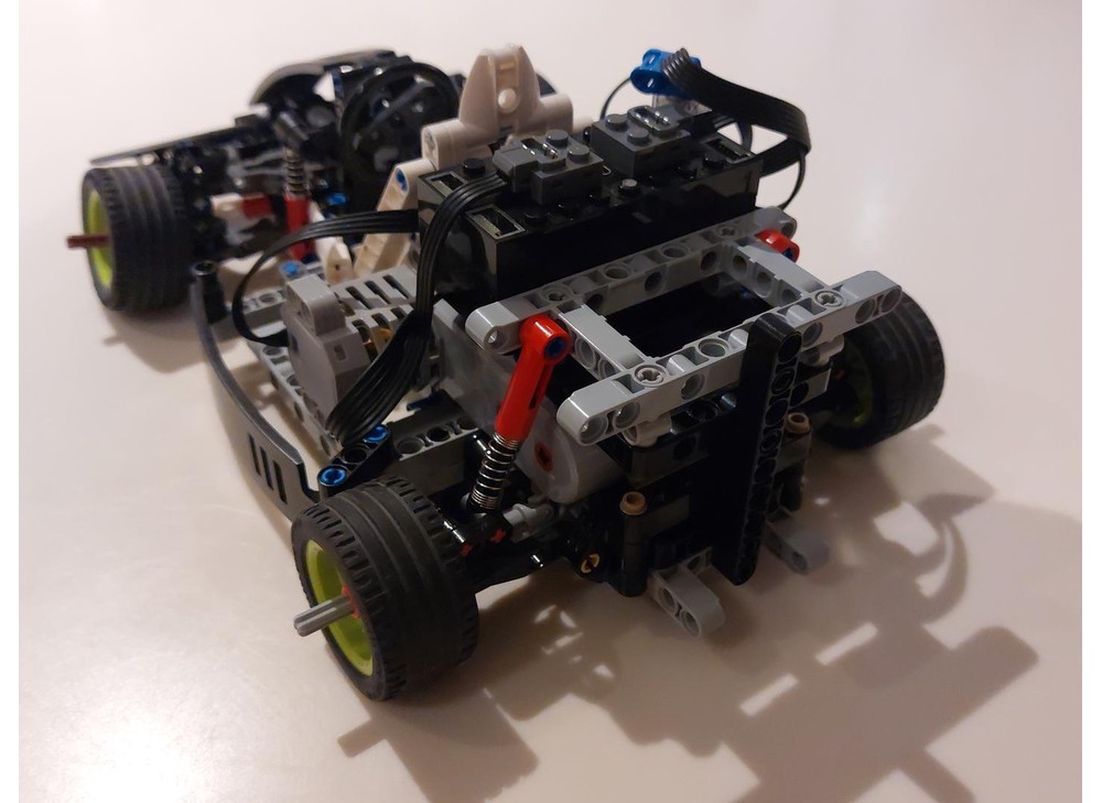 Lego Moc Technic Buwizz Go Kart By Jotam Rebrickable Build With Lego