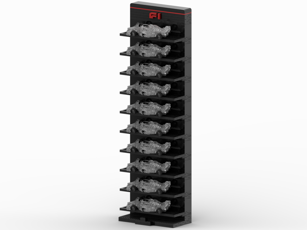 LEGO MOC F1 Formula 1 Speed Champions Display Stand V2 by re-bricked ...