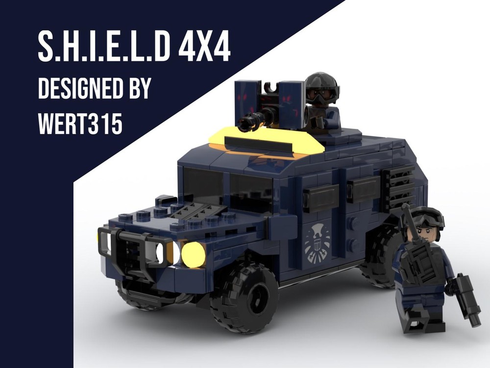 LEGO MOC S.H.I.E.L.D 4x4 by Wert315 | Rebrickable - Build with LEGO