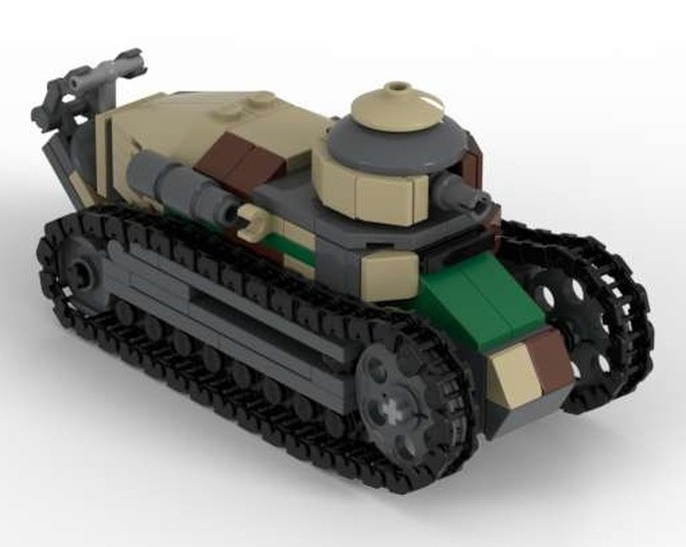 LEGO MOC F17-Light-Tank WW2 by Thomax91 | Rebrickable - Build with LEGO