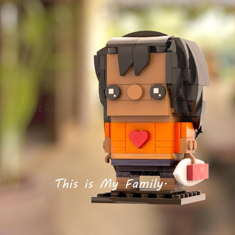 LEGO MOC Nani Brickheadz for Stitch Set 40674 by cheesebricks ...