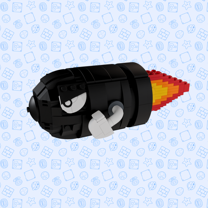 LEGO MOC-211849 Bullet Bill by KraftyKoopa | Rebrickable - Build with LEGO