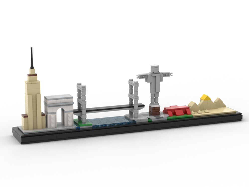 LEGO MOC Mini Landmarks: Wave 1 by RandomBrick23 | Rebrickable - Build ...