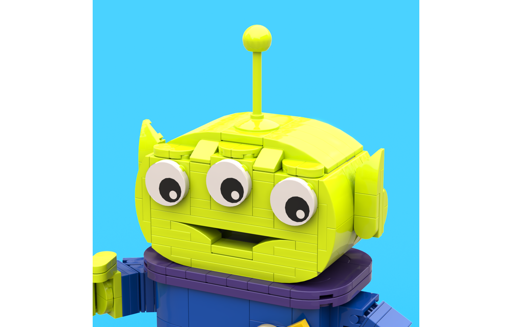 LEGO MOC Toy Story Alien (Little Green Men) by brickfolk | Rebrickable ...