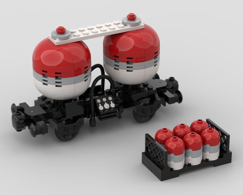 LEGO MOC ORLEN Twin Tank Rail Tanker Wagon by josszo | Rebrickable ...