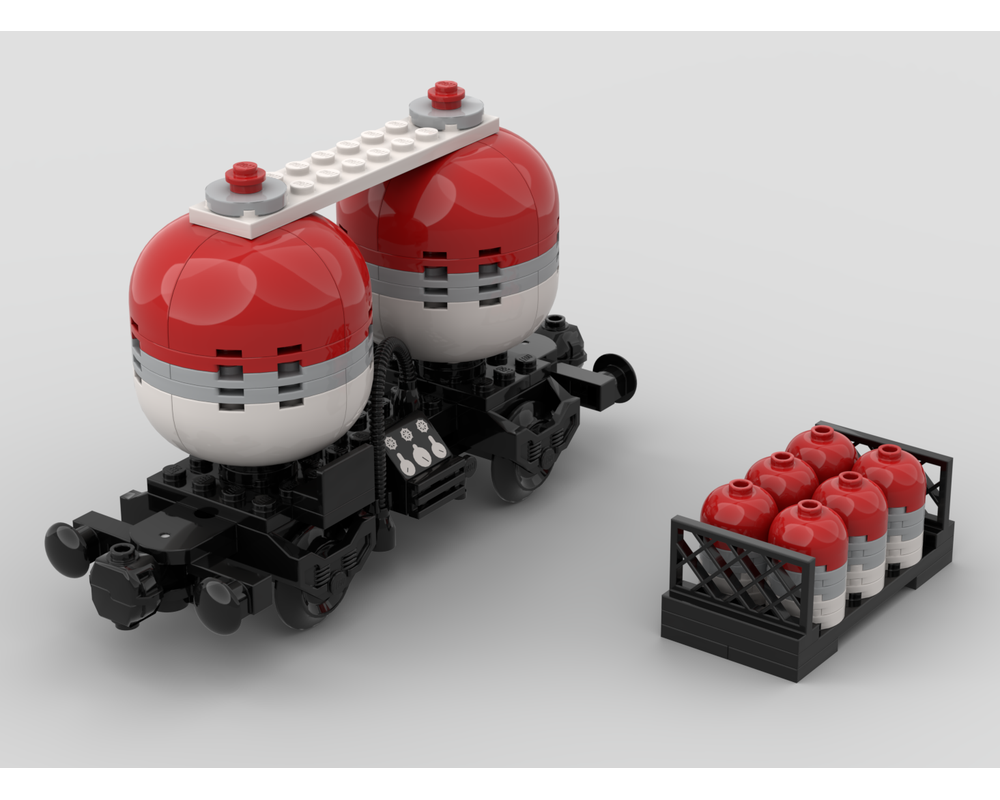 LEGO MOC ORLEN Twin Tank Rail Tanker Wagon by josszo | Rebrickable ...